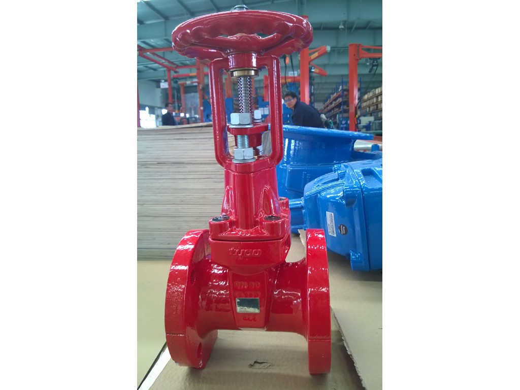 tyco FM UL Pre-Grooved Flanged Resilient OS&Y Gate Valve